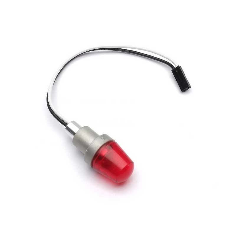 Anti-collision light with red housing